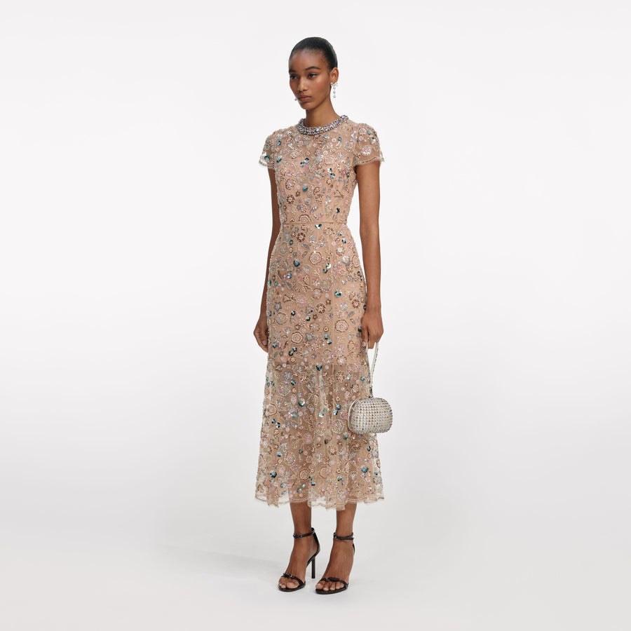 Sequin and Rhinestones Dresses For Women – self-portrait-EU