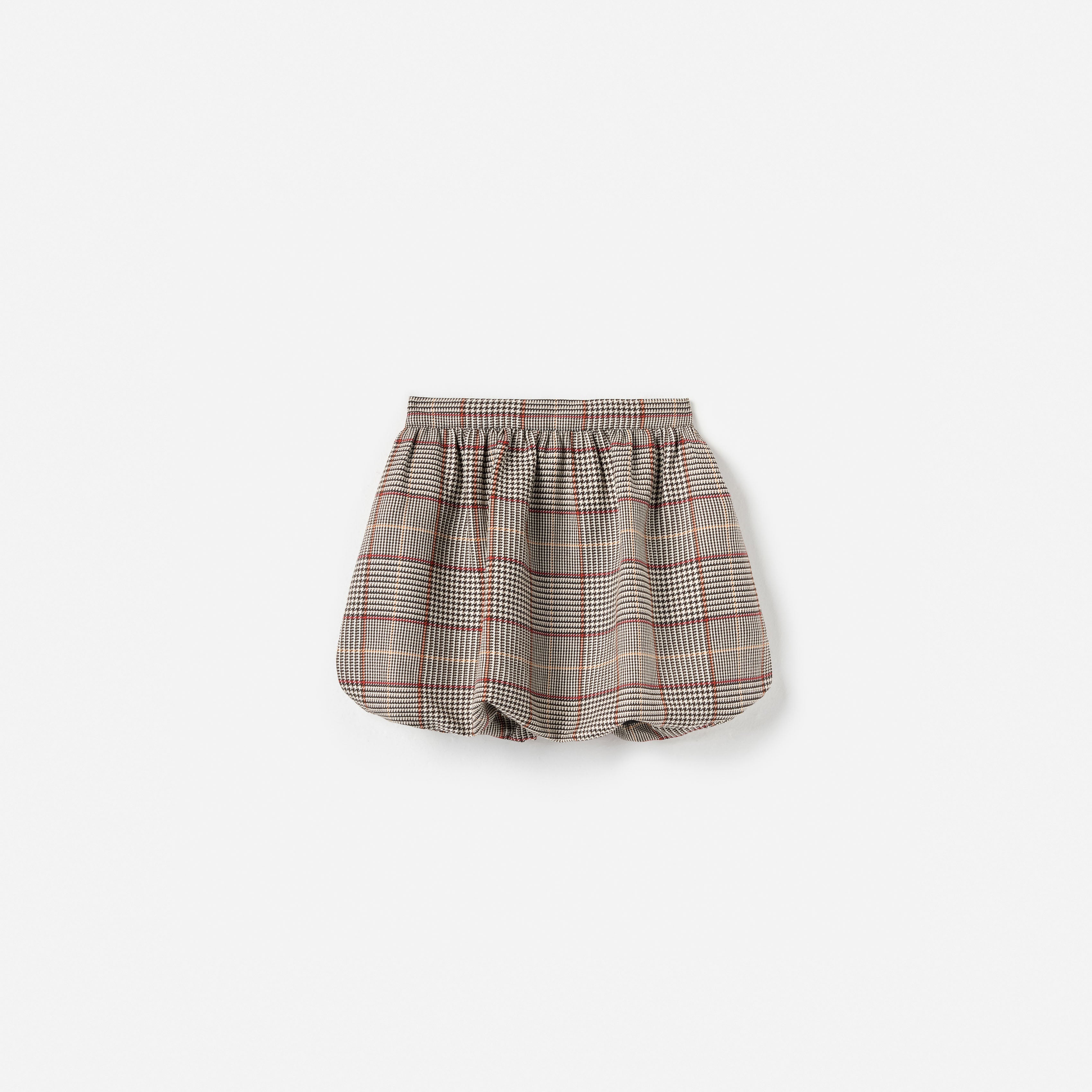 Brown Check Skirt – self-portrait-EU